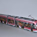 Papercraft Kit Streetcar Civilian Vehicle Citybus 3d Paper Model ...