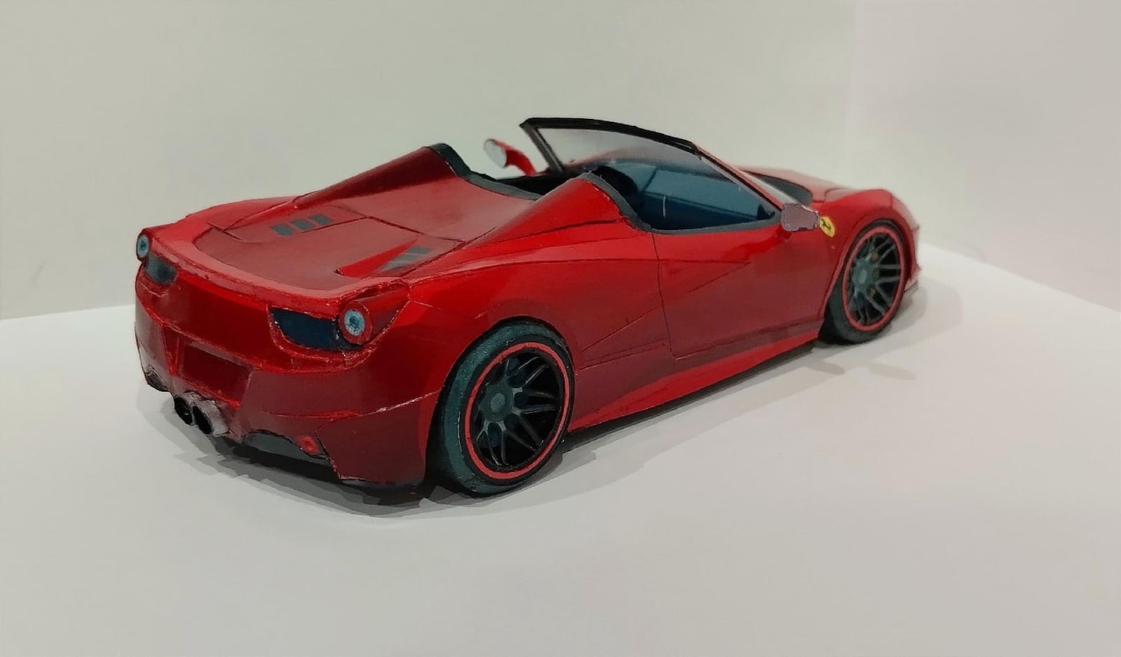 Papercraft Kit Ferrari 458 Italia Car 3d Paper Model Crafting Kit PDF ...