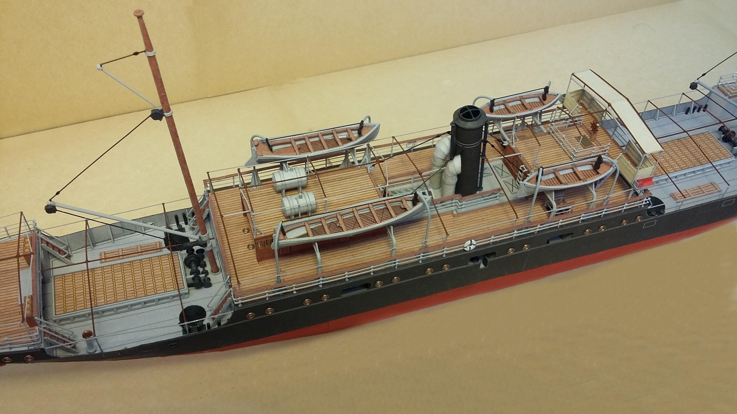 Papercraft Kit MV Liemba Graf Von Goetzen Ship 3d Paper Model Crafting ...