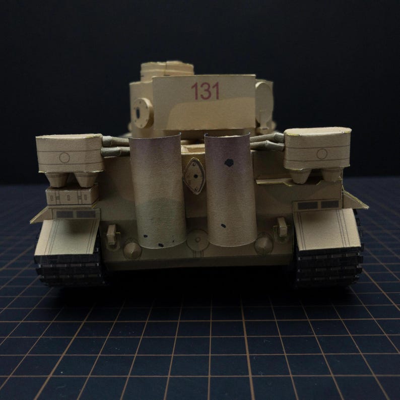 Papercraft Kit Tiger I Tank 3d Paper Model Crafting Kit PDF Plans to ...
