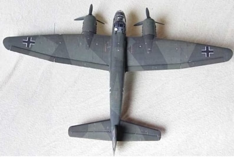 Papercraft Kit Ju-88 Junkers Airplane 3d Paper Model Crafting Kit PDF ...