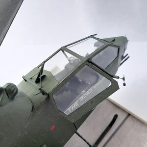 Papercraft Kit Cobra Bell Ah-1 Helicopter 3d Paper Model Crafting Kit ...
