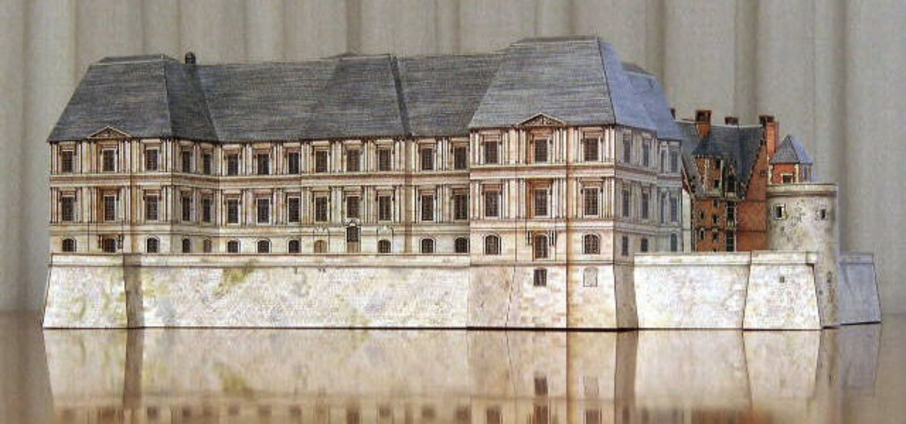Papercraft Kit Chateau De Blois 3d Paper Model Crafting Kit PDF Plans ...