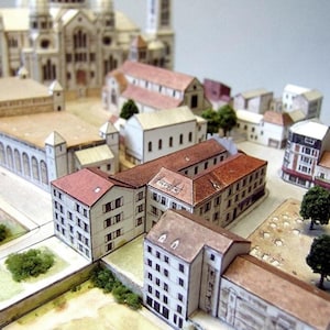 Papercraft Kit Montmartre Paris France 3d Paper Model Crafting PDF ...