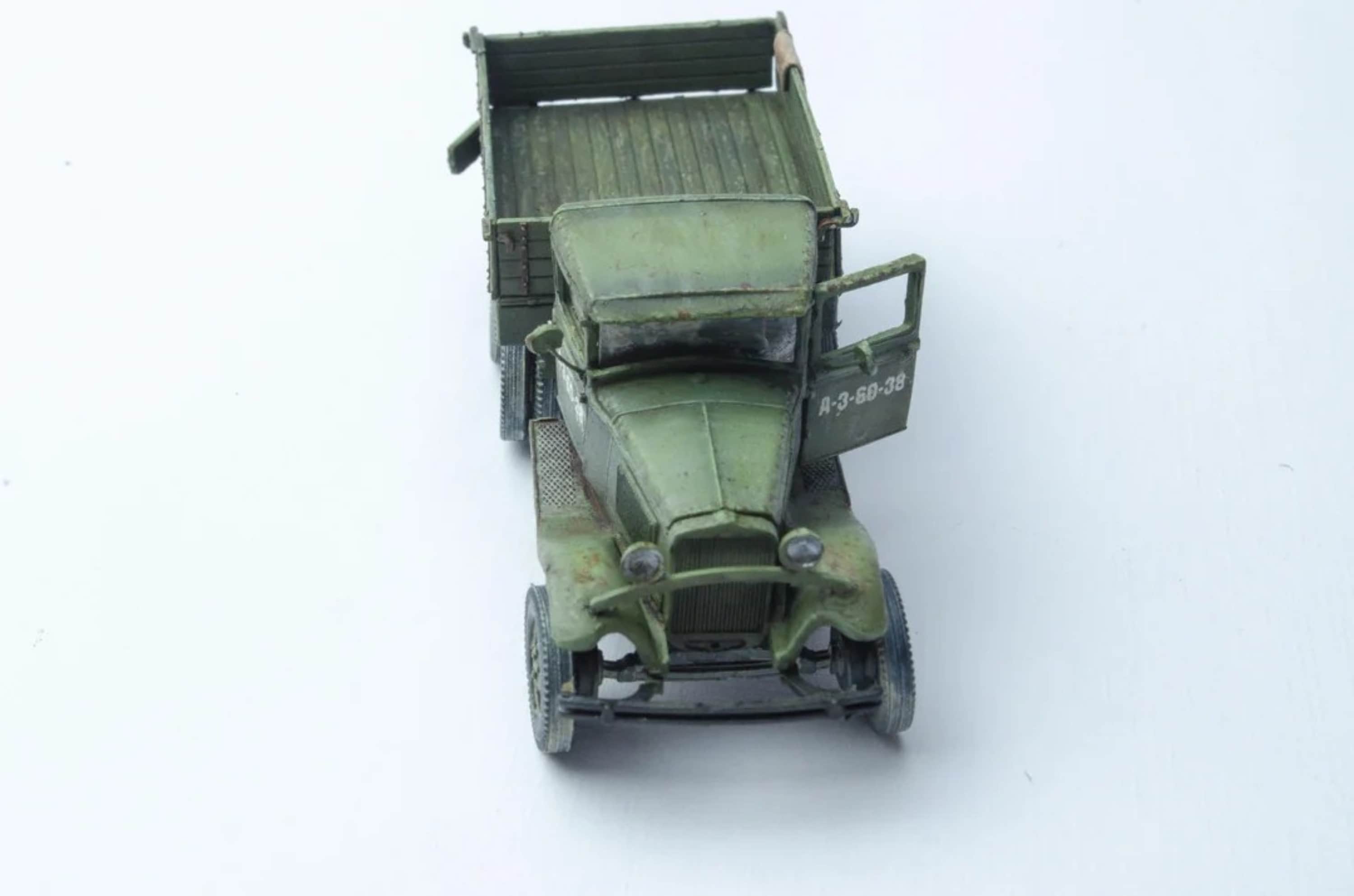 Papercraft Kit Truck Gaz-aaa 3d Paper Model Crafting Kit PDF Plans to ...