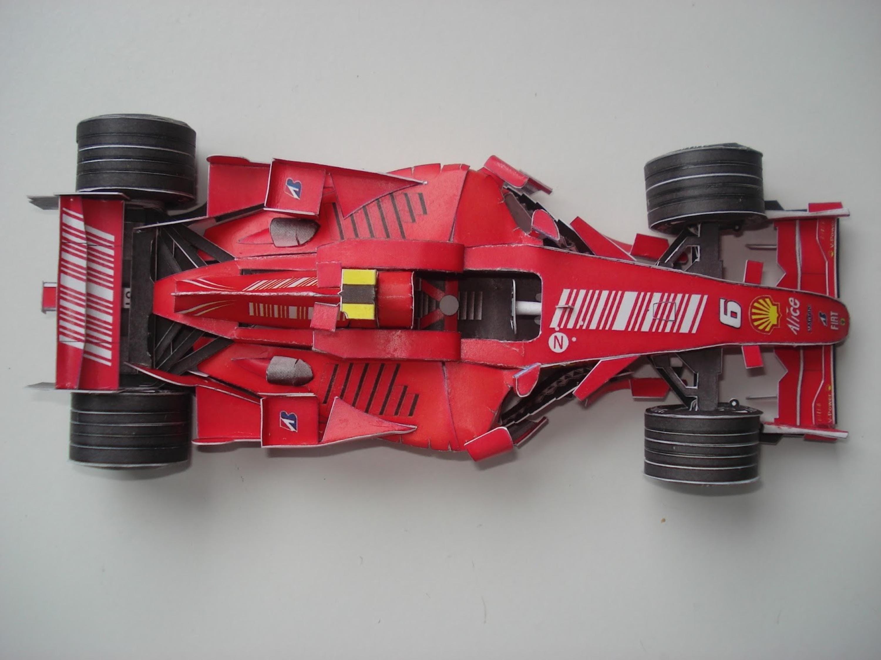 Papercraft Kit F1 Race Car 3d Paper Model Crafting Kit PDF Plans to ...