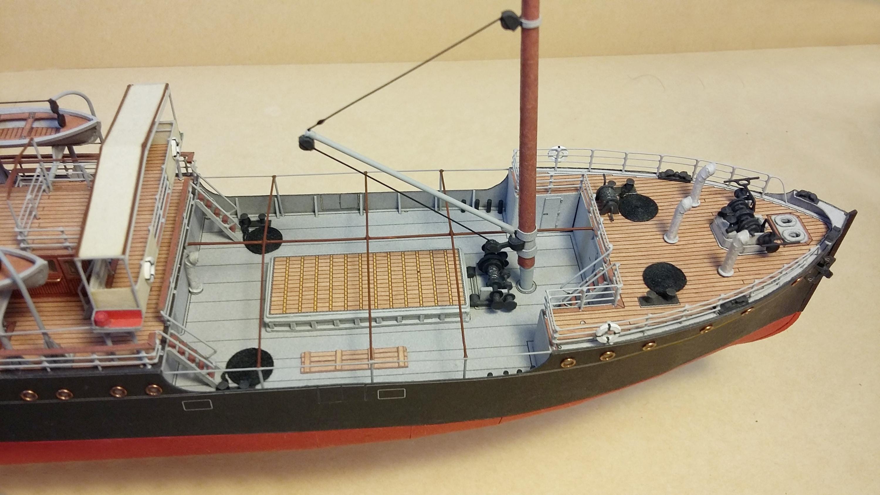 Papercraft Kit MV Liemba Graf Von Goetzen Ship 3d Paper Model Crafting ...