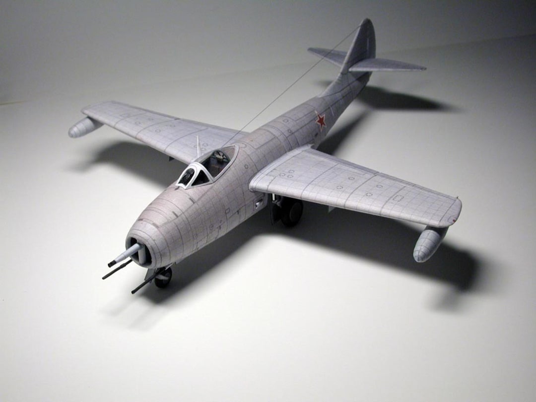 Papercraft Kit Mig-9 Fargo Airplane 3d Paper Model Crafting Kit PDF ...