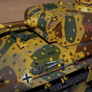 Papercraft Kit Panther Tank 3d Paper Model Crafting Kit PDF Plans to ...