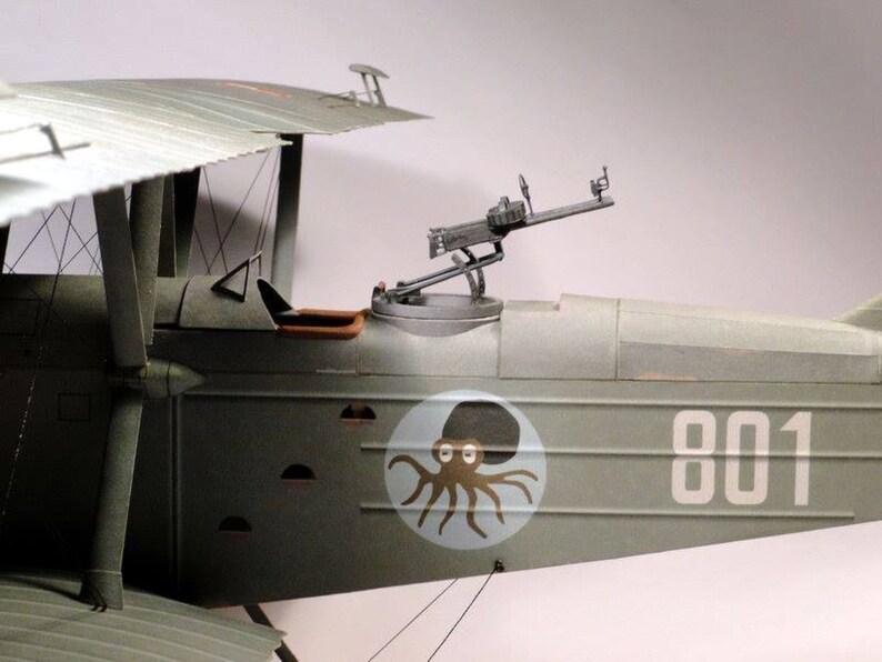 Papercraft Kit Po-2 Biplane 3d Paper Model Crafting Kit PDF Plans to ...