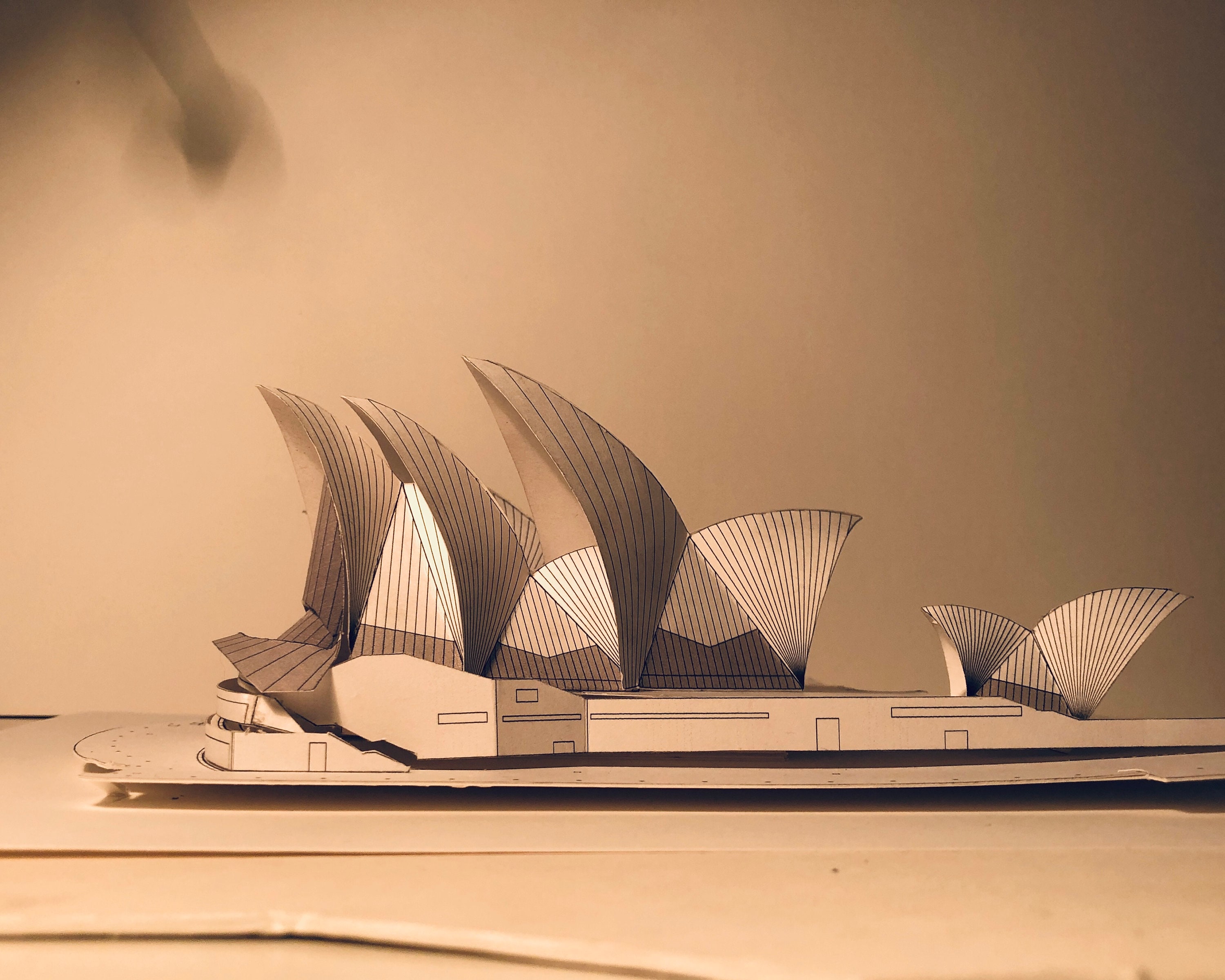 Papercraft Kit Sydney Opera 3d Paper Model Crafting Kit PDF Plans to ...