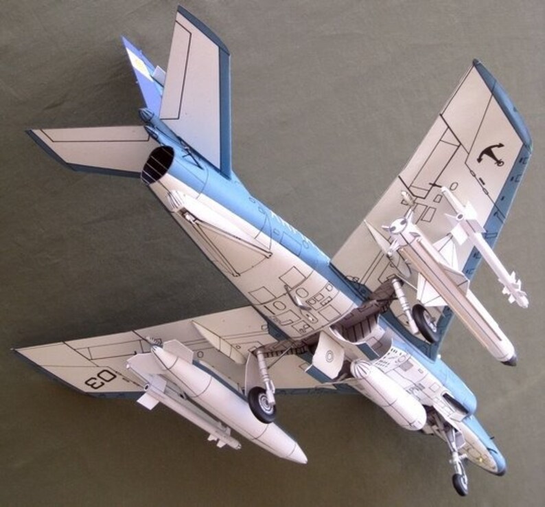 Papercraft Kit Etendard Airplane 3d Paper Model Crafting Kit PDF Plans ...