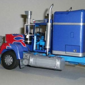 Papercraft Kit Mack Super-liner Truck 3d Paper Model Crafting Kit PDF ...