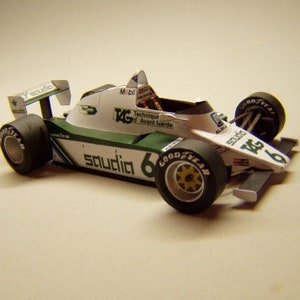 Papercraft Kit F1 Race Car 3d Paper Model Crafting Kit PDF Plans to ...