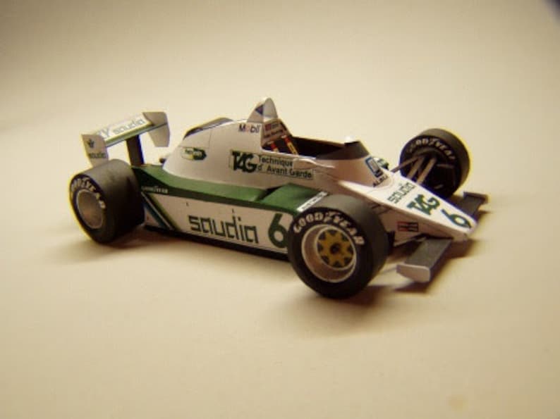 Papercraft Kit F1 Race Car 3d Paper Model Crafting Kit PDF Plans to ...