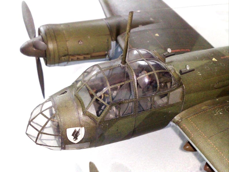 Papercraft Kit Ju-88 Junkers Airplane 3d Paper Model Crafting Kit PDF ...