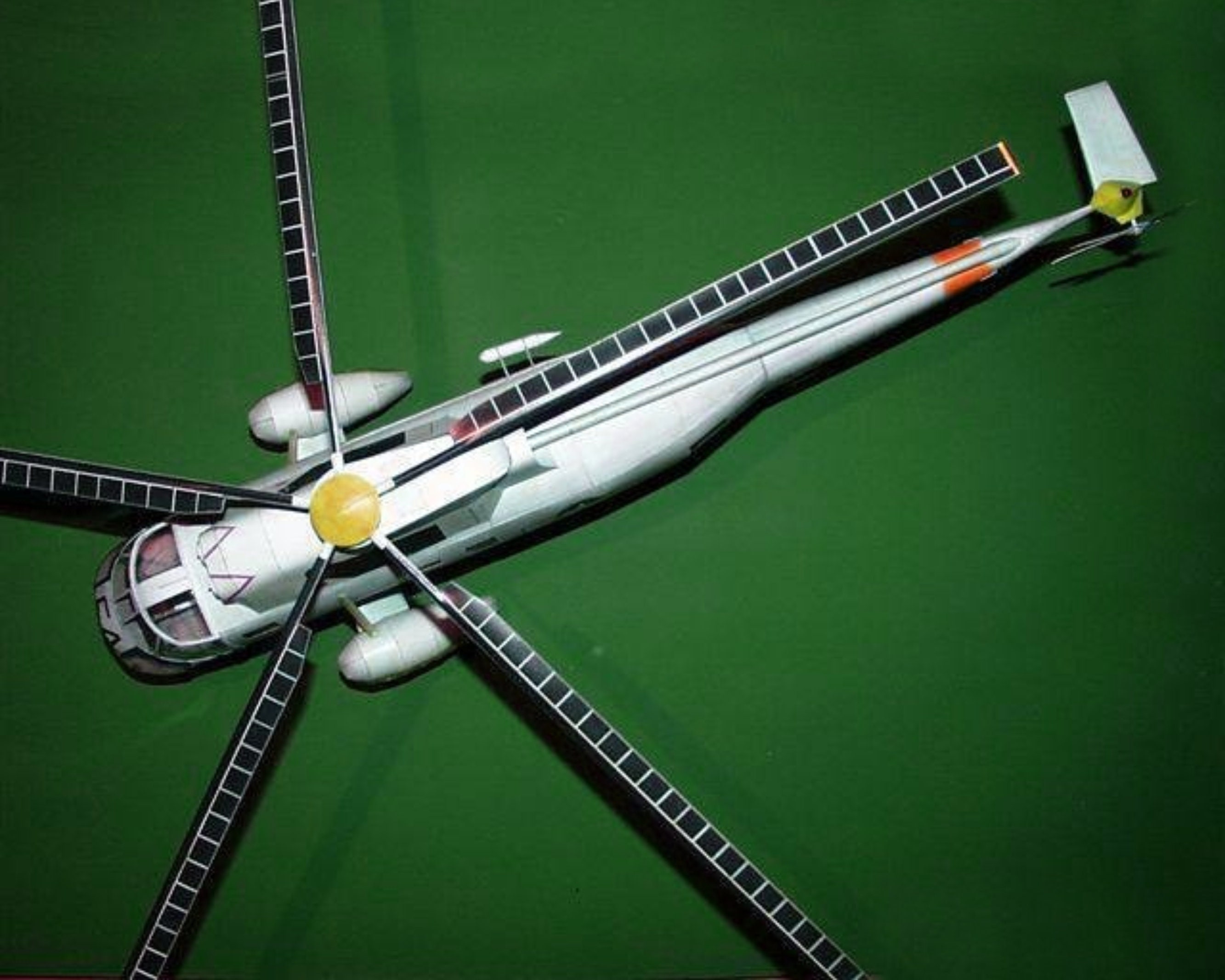 Papercraft Kit SH3 Sea King Helicopter 3d Paper Model Crafting Kit PDF ...