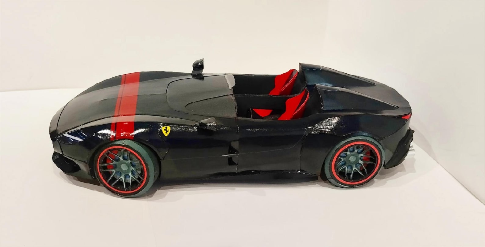 Papercraft Kit Ferrari F40 Car 3d Paper Model Crafting Kit PDF Plans to ...