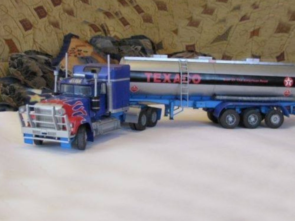 Papercraft Kit Mack Super-liner Truck 3d Paper Model Crafting Kit PDF ...