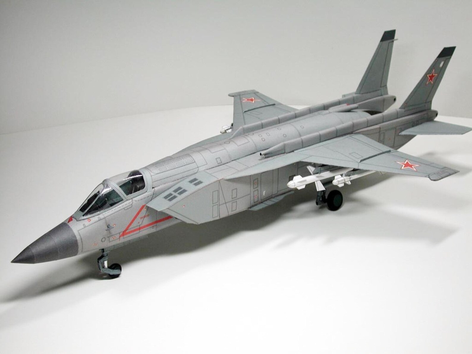 Papercraft Kit Yak-141 Jet Freestyle Airplane 3d Paper Model Crafting ...