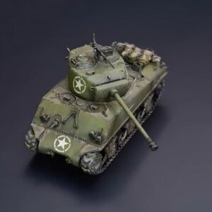 Papercraft Kit Sherman Tank 3d Paper Model Crafting Kit PDF Plans to ...