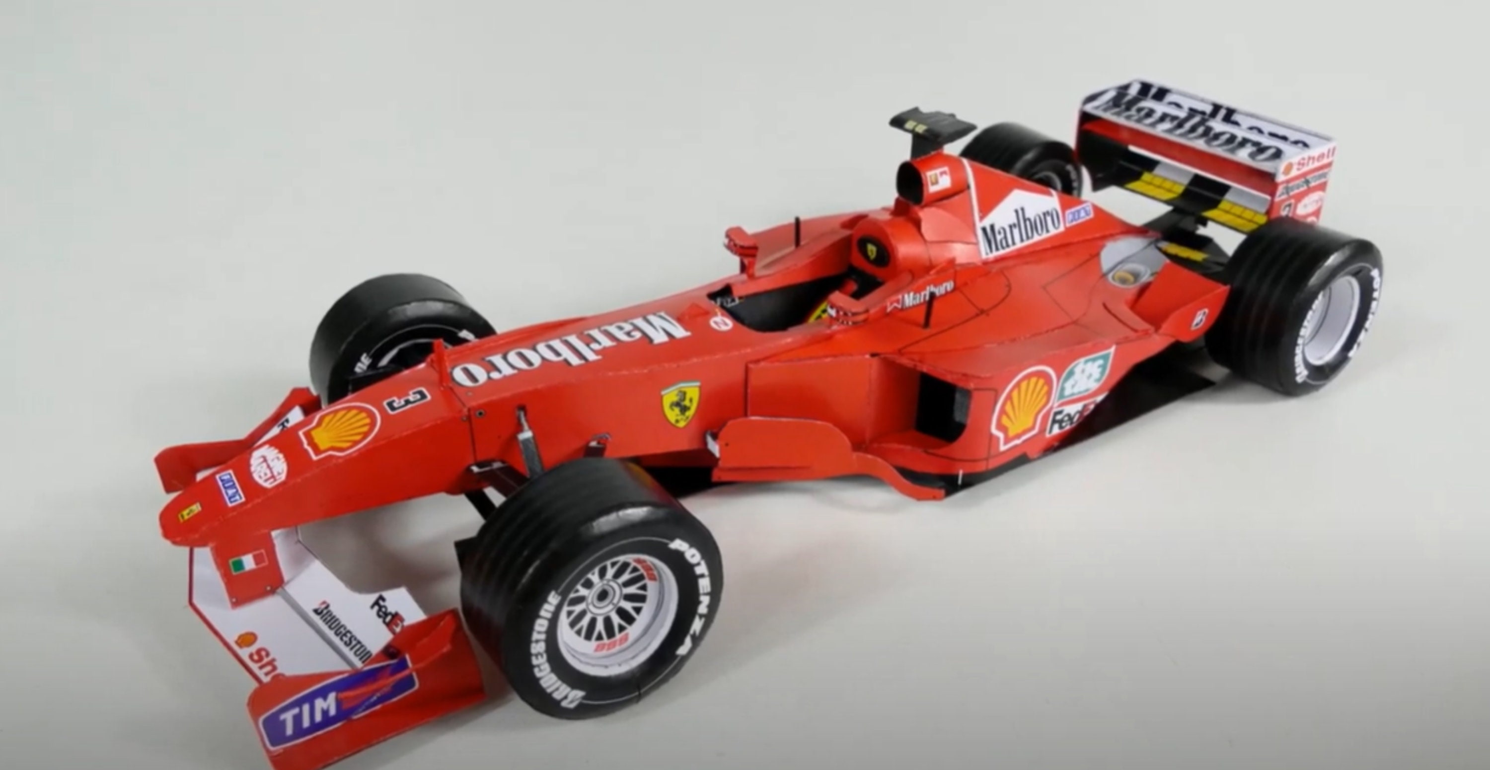 Papercraft Kit F1 Race Car 3d Paper Model Crafting PDF Plans DIY ...
