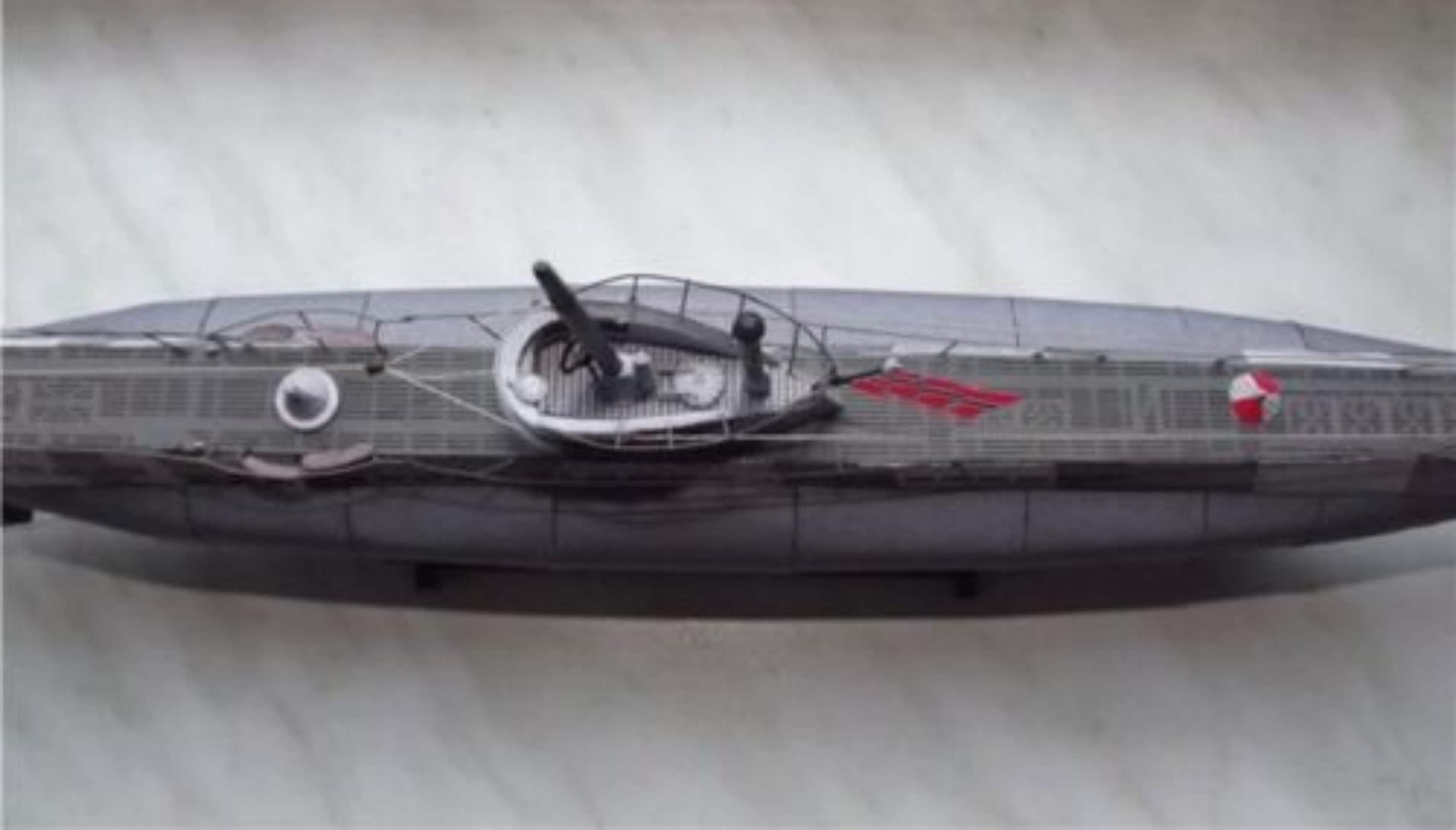 Papercraft Kit VII-D U-boat Submarine 3d Paper Model Crafting Kit PDF ...