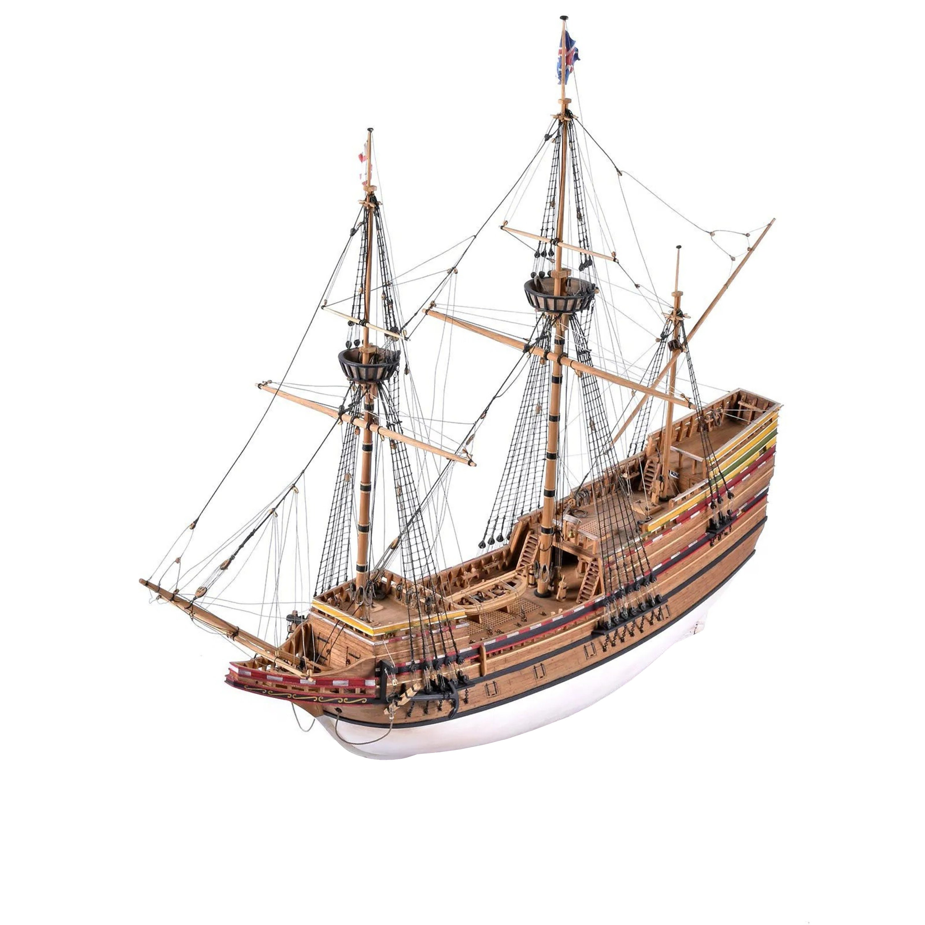 Papercraft Kit Mayflower Sailing Ship 3d Paper Model Crafting Kit PDF ...