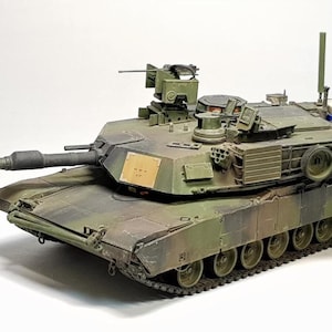 Papercraft Kit M1A2 Abrams Tank 3d Paper Model Crafting Kit PDF Plans ...