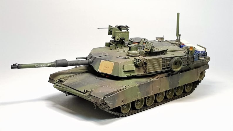 Papercraft Kit M1A2 Abrams Tank 3d Paper Model Crafting Kit PDF Plans ...