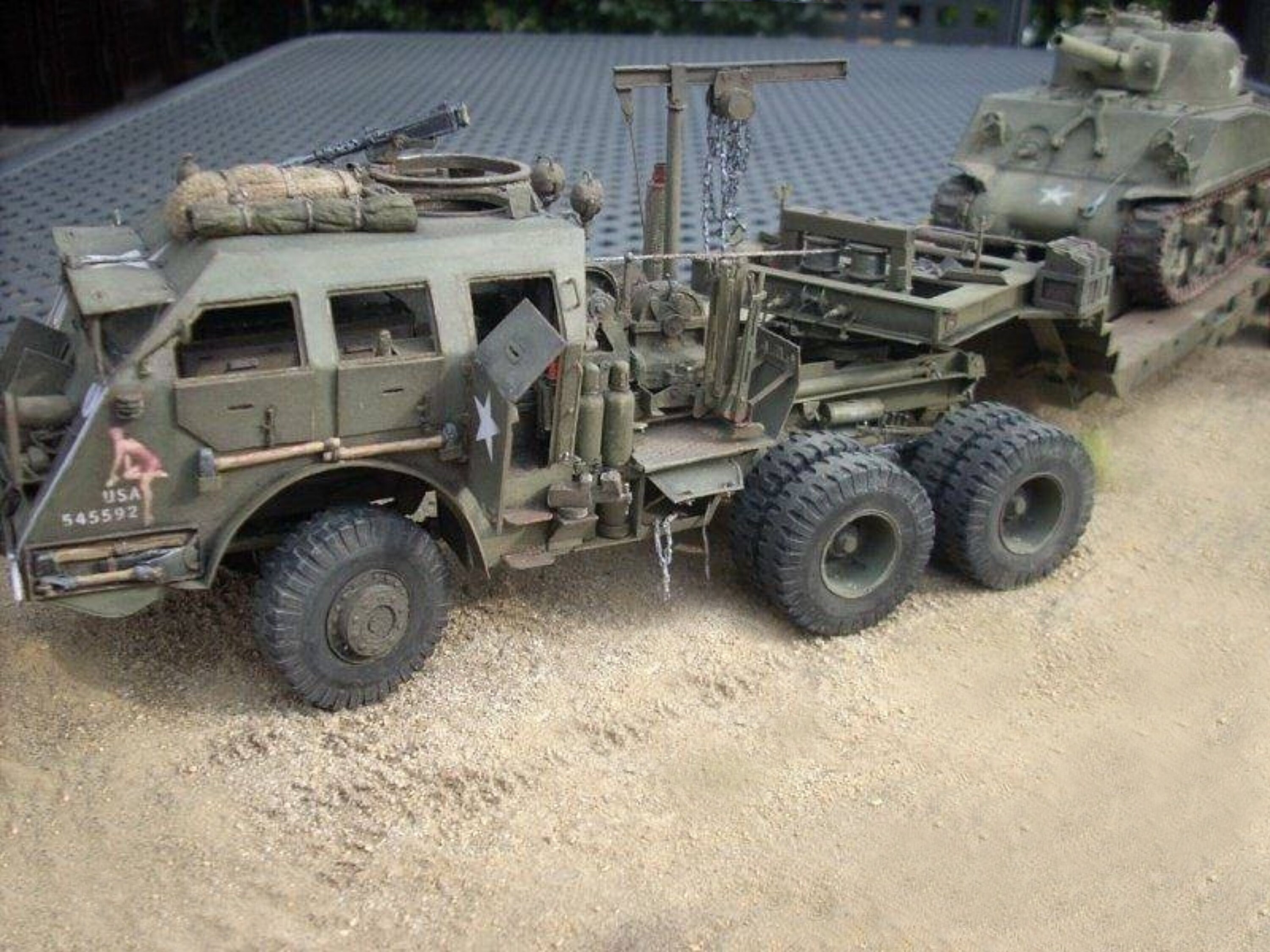 Papercraft Kit Dragon Wagon Tank Transport Truck 3d Paper Model ...