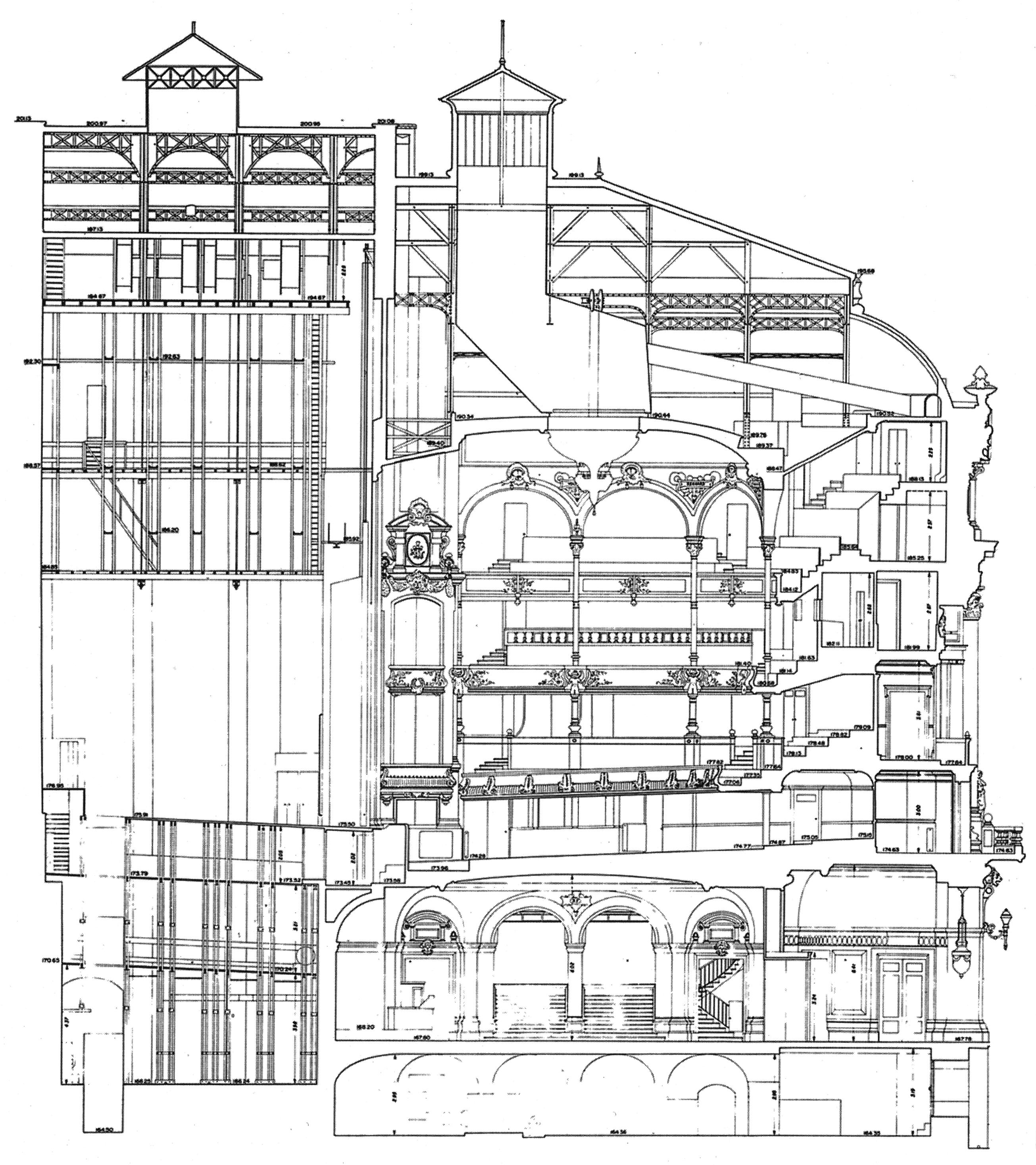 Papercraft Kit Italian Theatre Stage 3d Paper Model Crafting PDF Plans ...