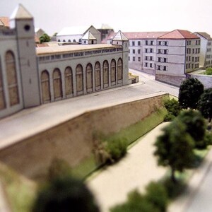 Papercraft Kit Montmartre Paris France 3d Paper Model Crafting PDF ...