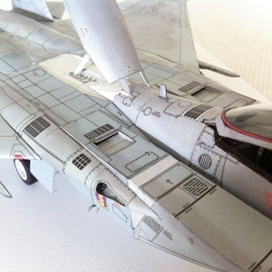 Papercraft Kit F-15C Eagle Plane 3d Paper Model Crafting Kit PDF Plans ...
