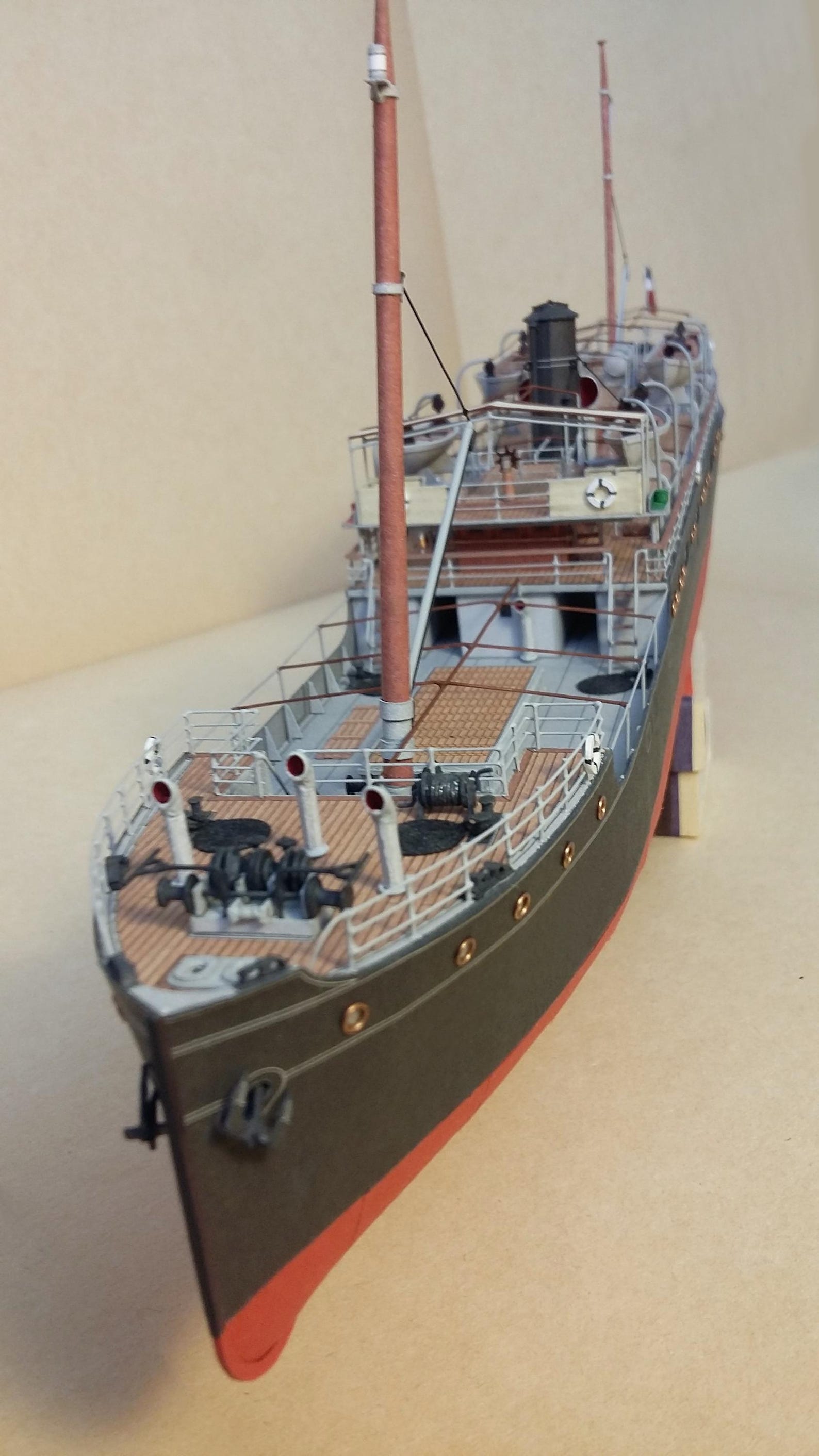 Papercraft Kit MV Liemba Graf Von Goetzen Ship 3d Paper Model Crafting ...