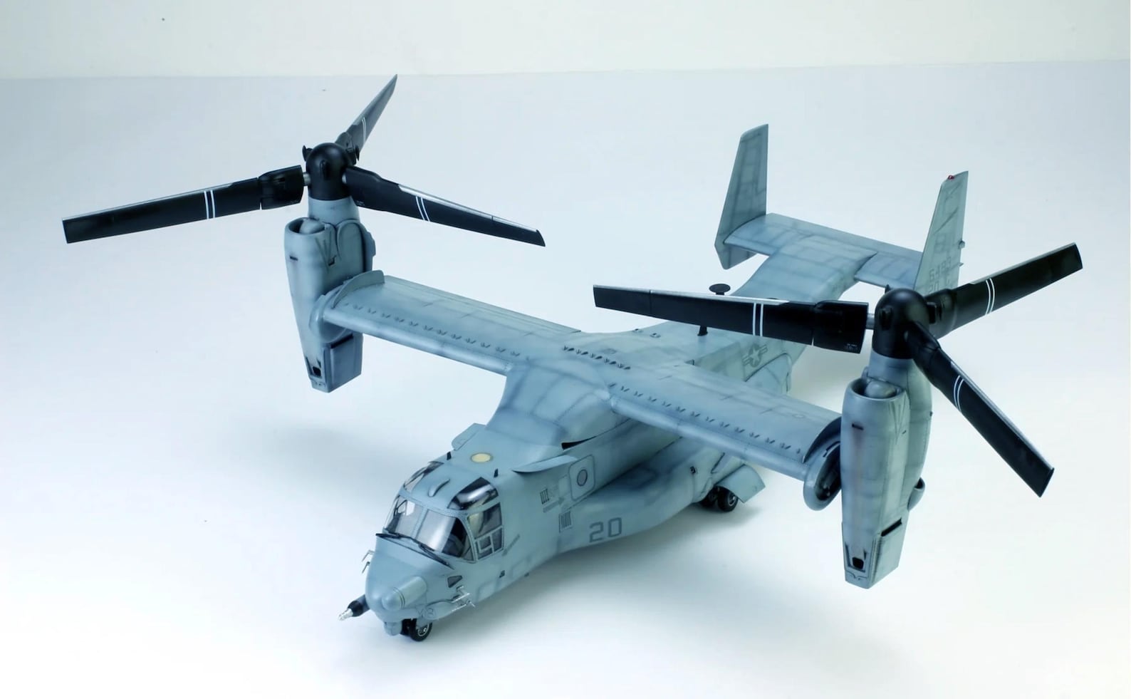 Papercraft Kit V-22 Osprey Tiltrotor Helicopter 3d Paper Model Crafting ...
