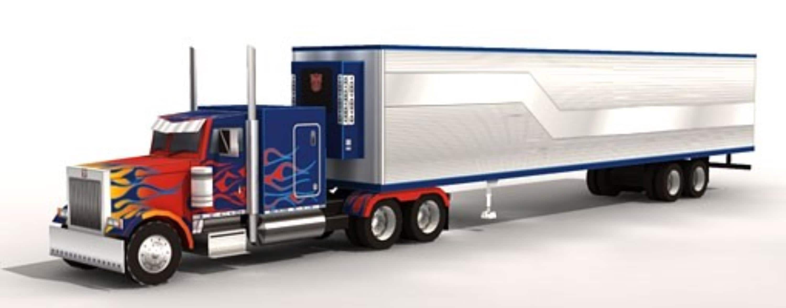 Papercraft Kit Truck 3d Paper Model Crafting PDF Plans DIY Template - Etsy