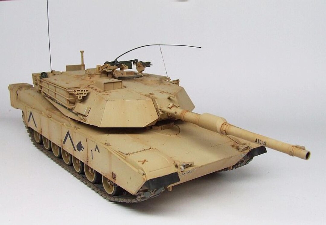 Papercraft Kit M1A1 Abrams Tank 3d Paper Model Crafting Kit PDF Plans ...