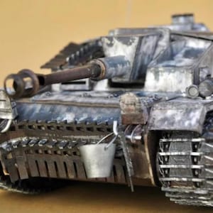 Papercraft Kit Sturmgeschütz III Stug III Tank 3d Paper Model Crafting ...
