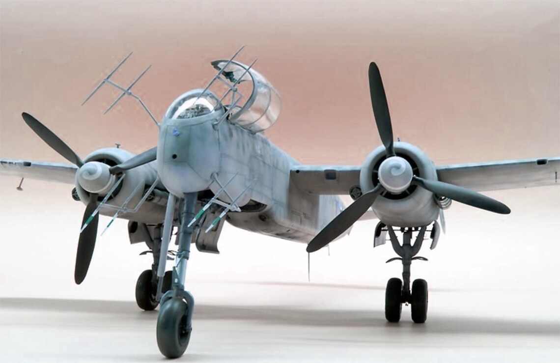Papercraft Kit Heinkel He 219 Uhu Eagle-owl Airplane 3d Paper Model ...