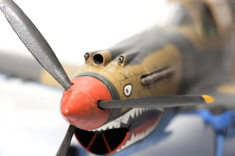 Papercraft Kit Curtiss P-40 Tomahawk Airplane 3d Paper Model Crafting ...