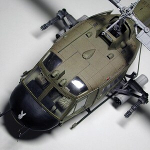 Papercraft Kit Bell Helicopter 3d Paper Model Crafting Kit PDF Plans to ...