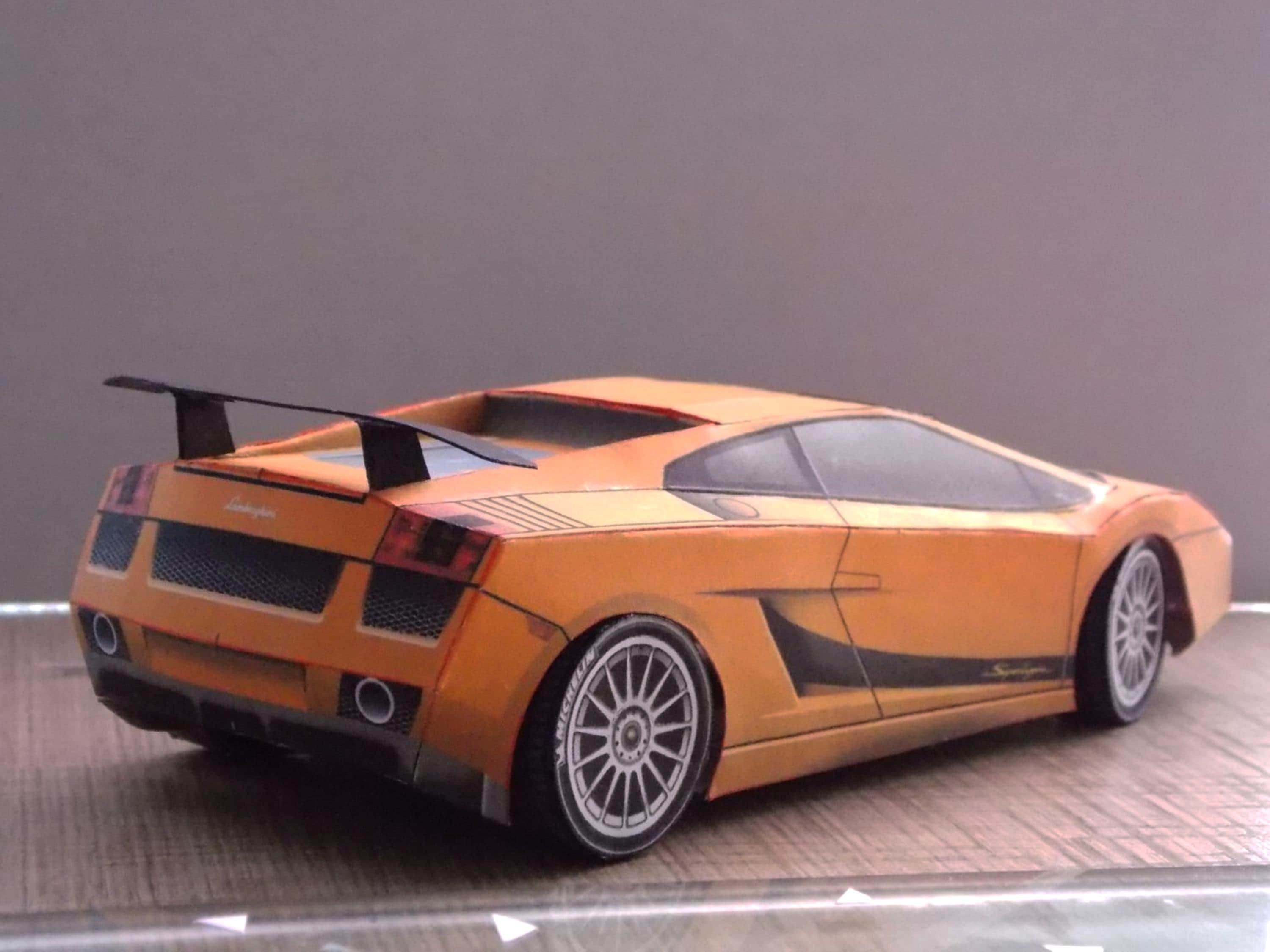 Papercraft Kit Lamborghini Gallardo Car 3d Paper Model Crafting Kit PDF ...