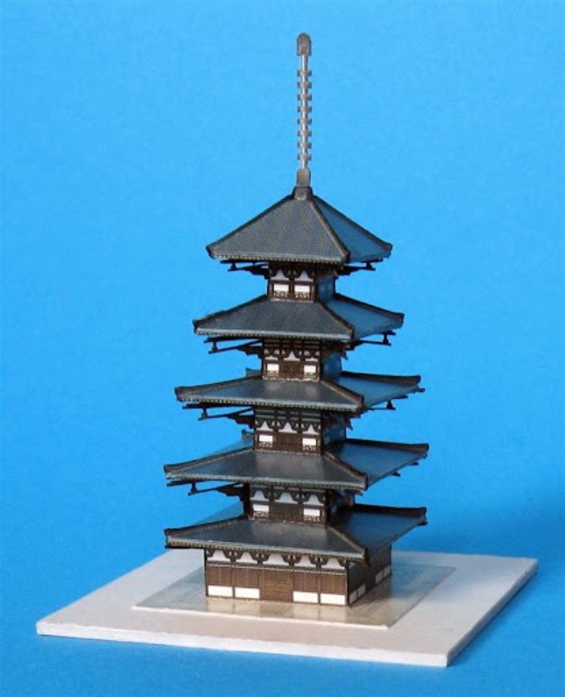 Papercraft Kit Pagoda of Horyuji Temple Nara Japan 3d Paper Model ...