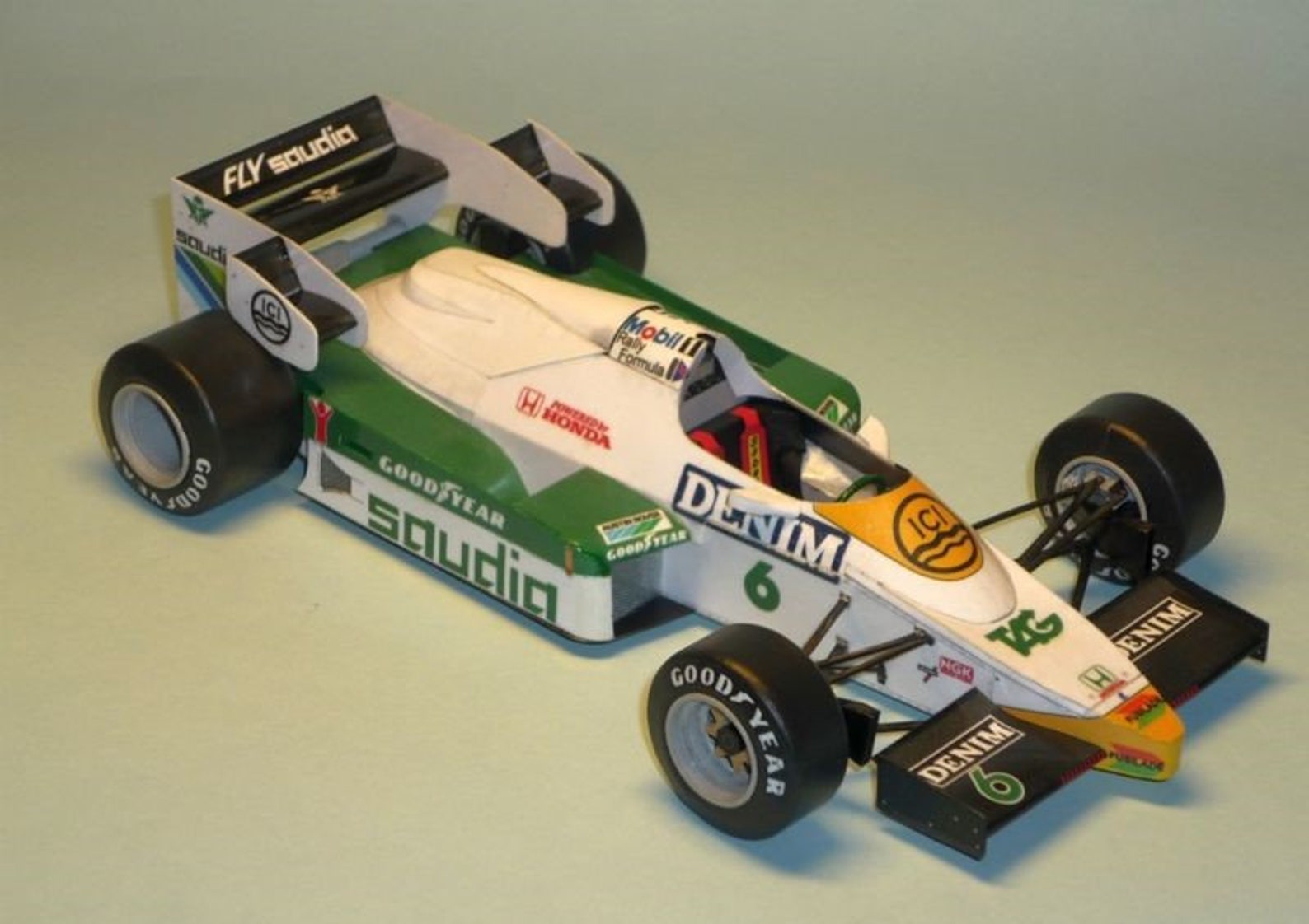 Papercraft Kit F1 Race Car 3d Paper Model Crafting Kit PDF Plans to ...