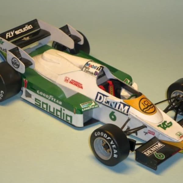 Papercraft Kit F1 Race Car 3d Paper Model Crafting Kit - Etsy