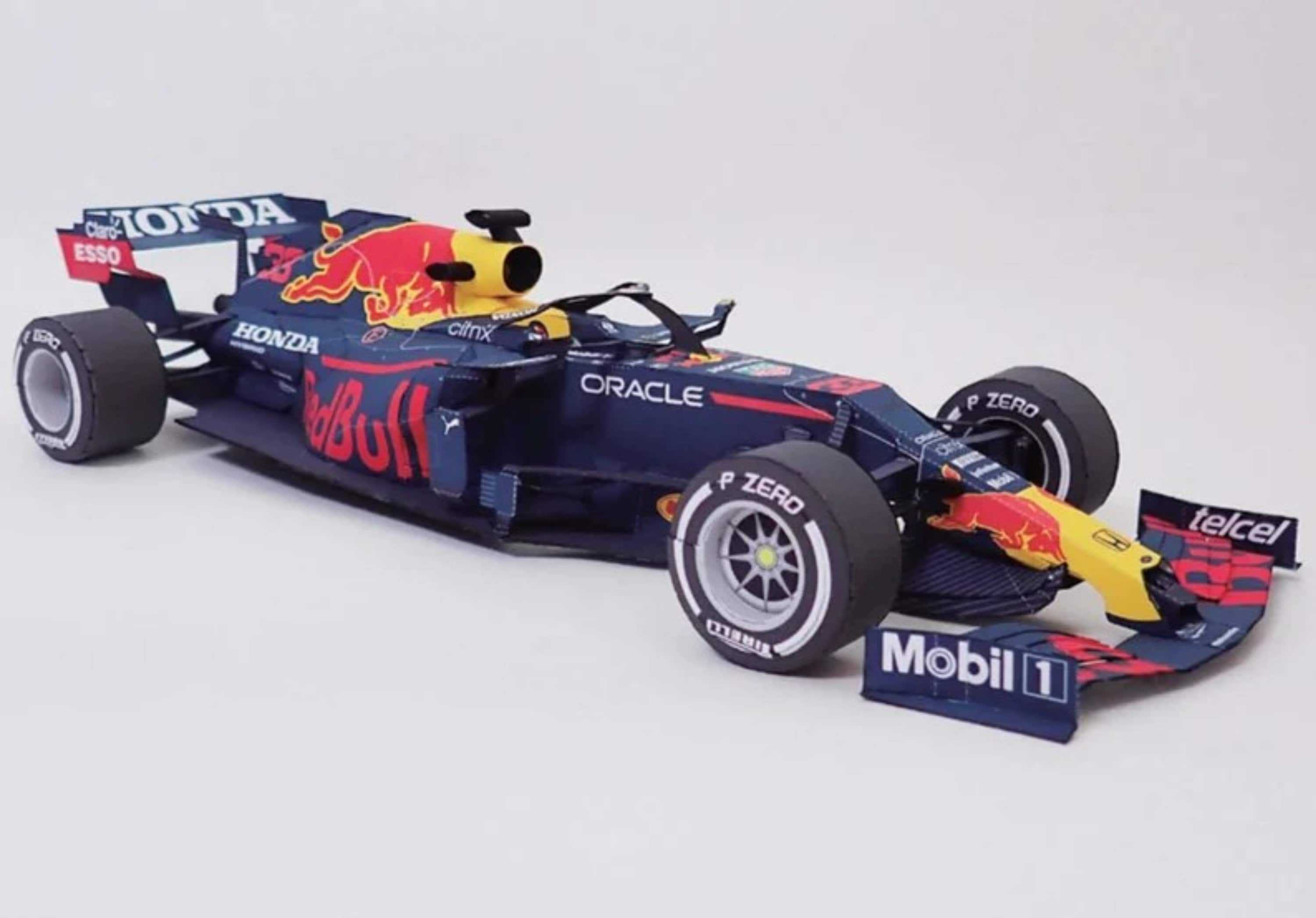 Papercraft Kit F1 Redbull Race Car 3d Paper Model Crafting Kit PDF ...