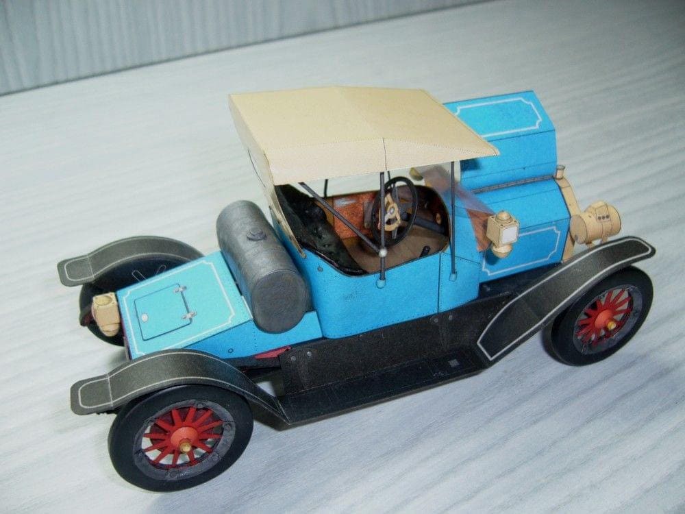 Papercraft Kit Roadster Car 3d Paper Model Crafting Kit PDF Plans to ...