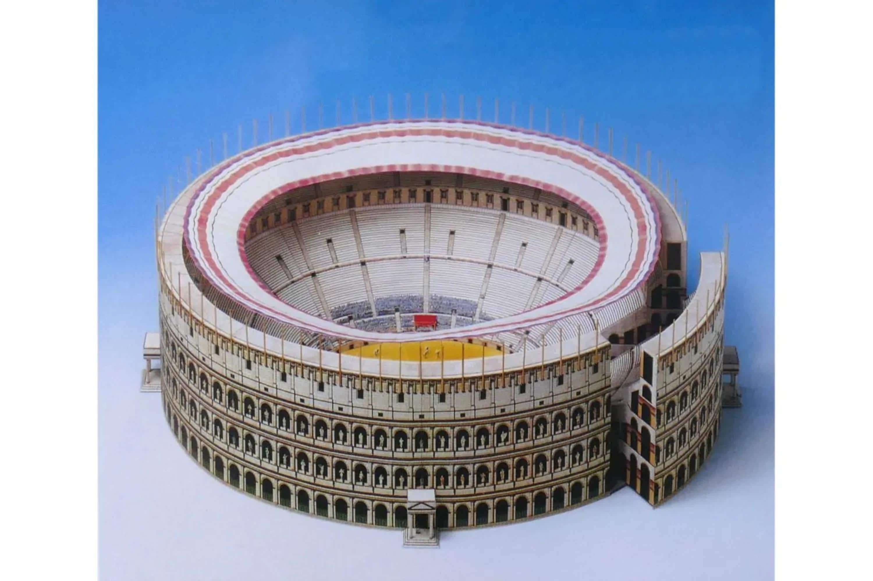 Papercraft Kit the Colosseum Rome Detailed 3d Paper Model Crafting Kit ...