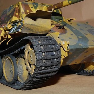 Papercraft Kit Panther Tank 3d Paper Model Crafting Kit PDF Plans to ...